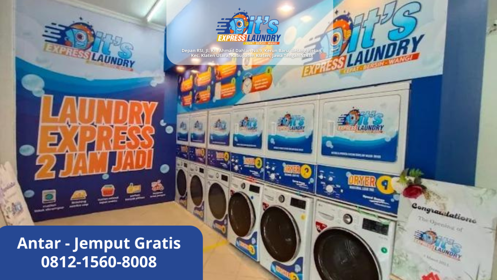 Rekomendasi Laundry Cepat dan Terjangkau di Klaten - It's Express Laundry